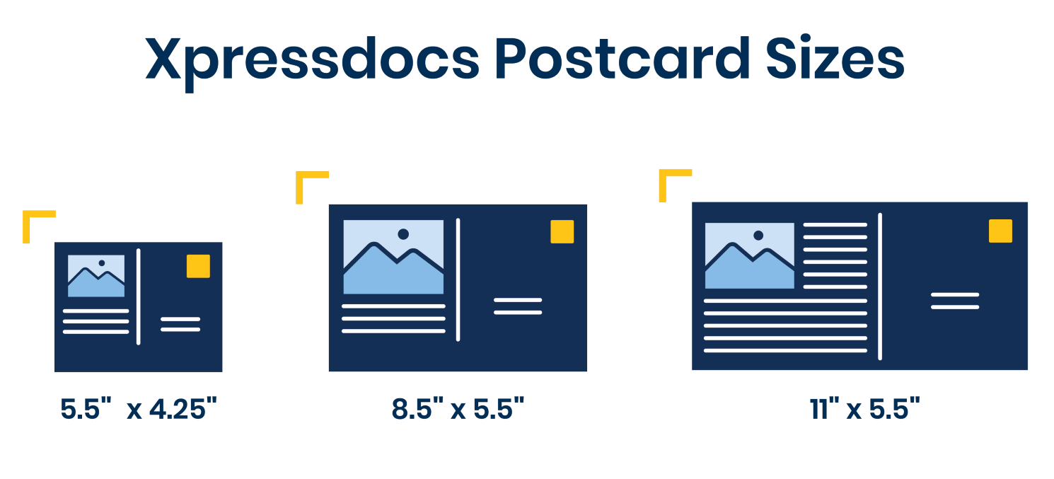 Standard Postcard Sizes for Postcard Campaigns - Xpressdocs Standard Postcard Sizes for Postcard Campaigns - Xpressdocs